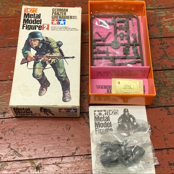 tamiya | Other | Vintage Tamiya Metal Model Figure | Poshmark